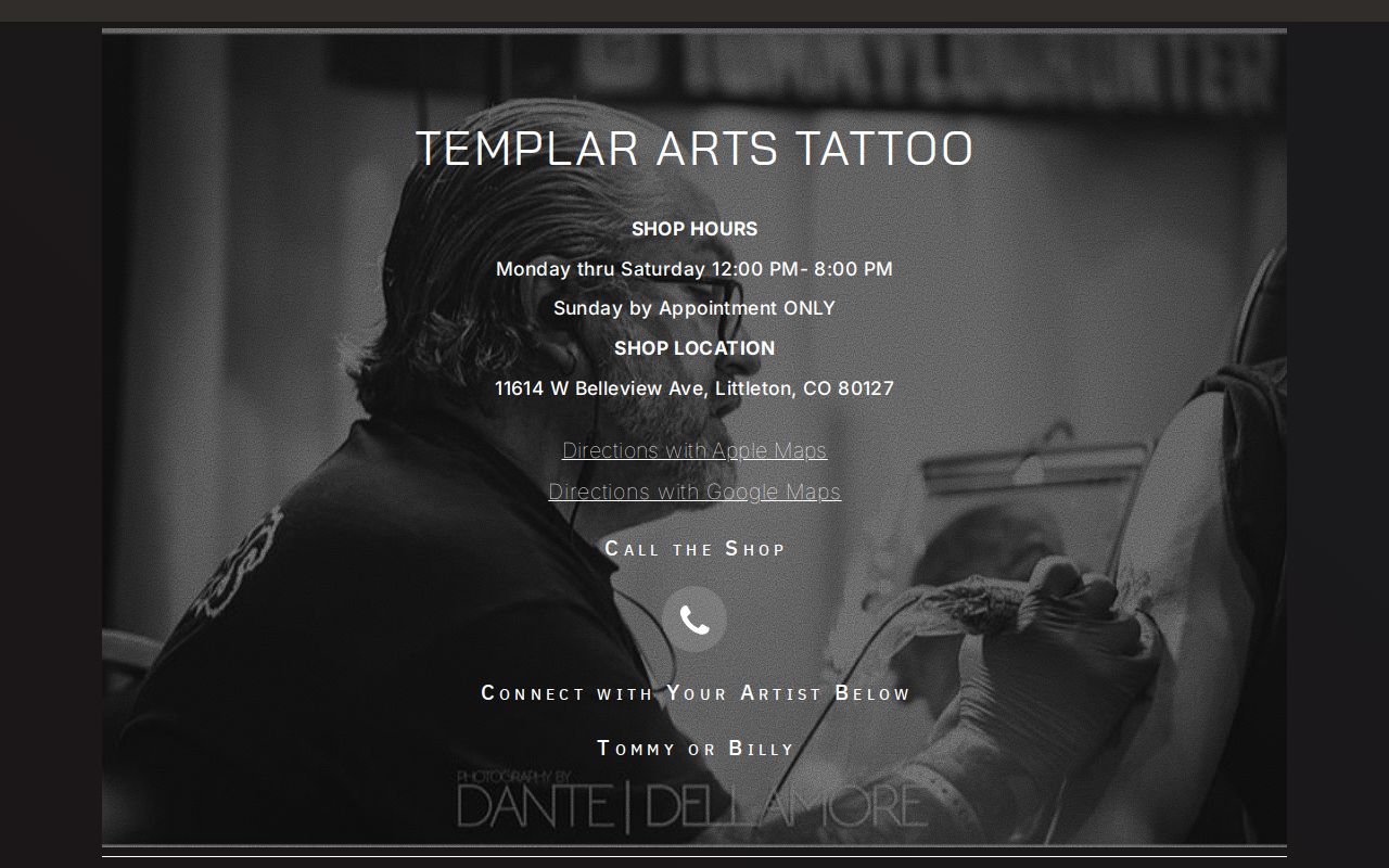 Templar Arts Tattoo